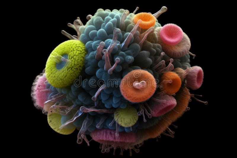 Bacteria, Microscopic Unicellular Organisms, Microorganism, Under ...