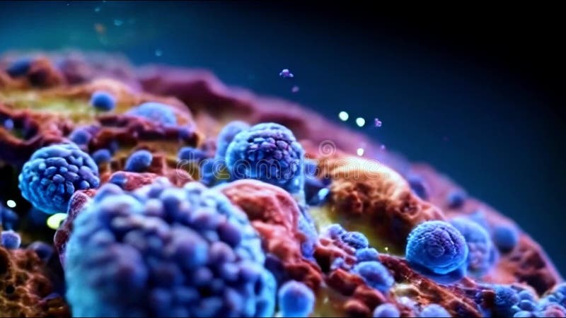 Bacteria in Motion: Microscopic View of Diverse Microorganisms Inside ...