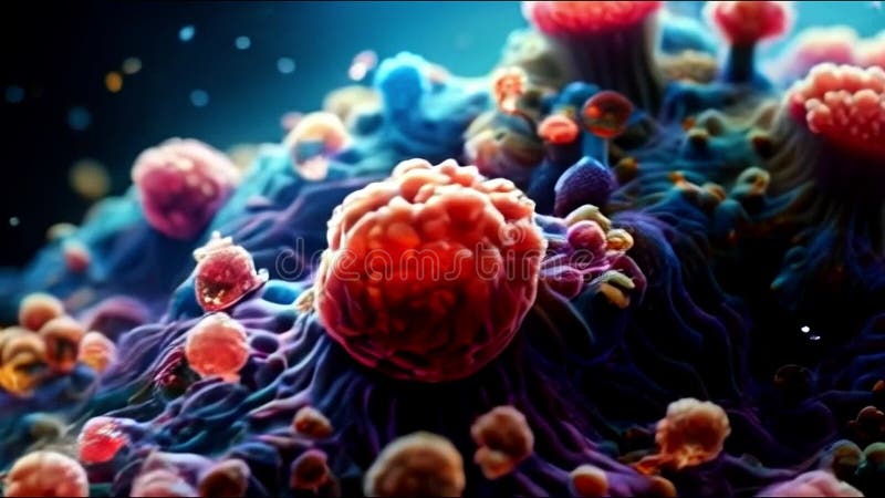 Bacteria in Motion: Microscopic View of Diverse Microorganisms Inside ...