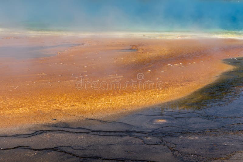 Bacteria and Mud Formations, Yellowstone National Park Stock Photo ...