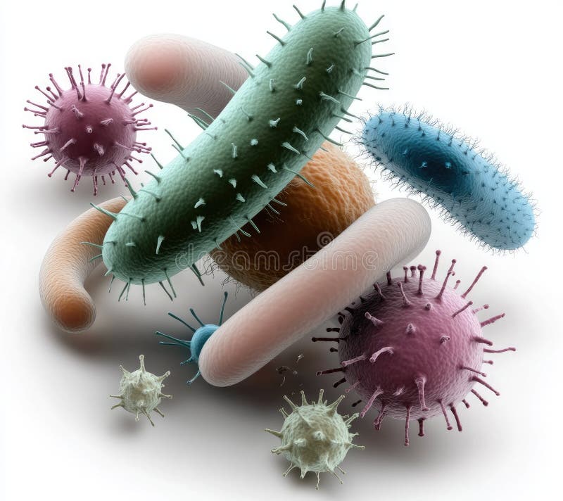 Bacteria in Nature - Microscopic Organism, Microbial Life, Biological ...