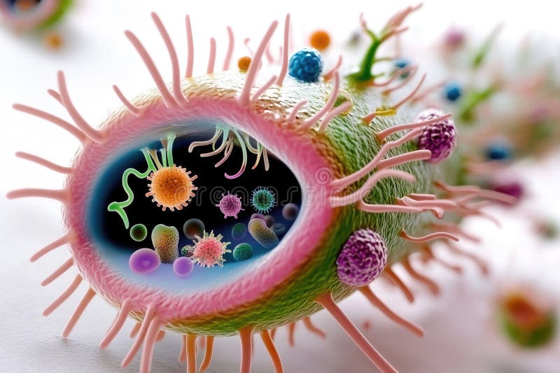 Bacteria in Nature - Microscopic Organism, Microbial Life, Biological ...