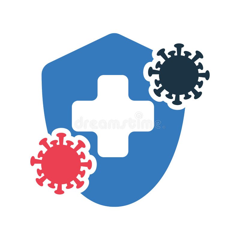 Bacteria, Protect, Security, Shield, Virus Icon. Vector Illustration ...