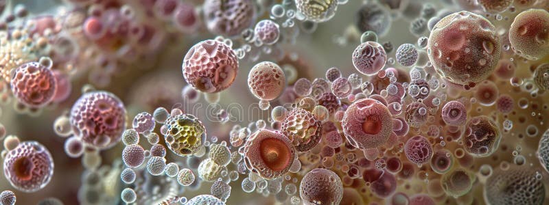 Bacteria in the Skin Under a Microscope Stock Photo - Image of cancer ...