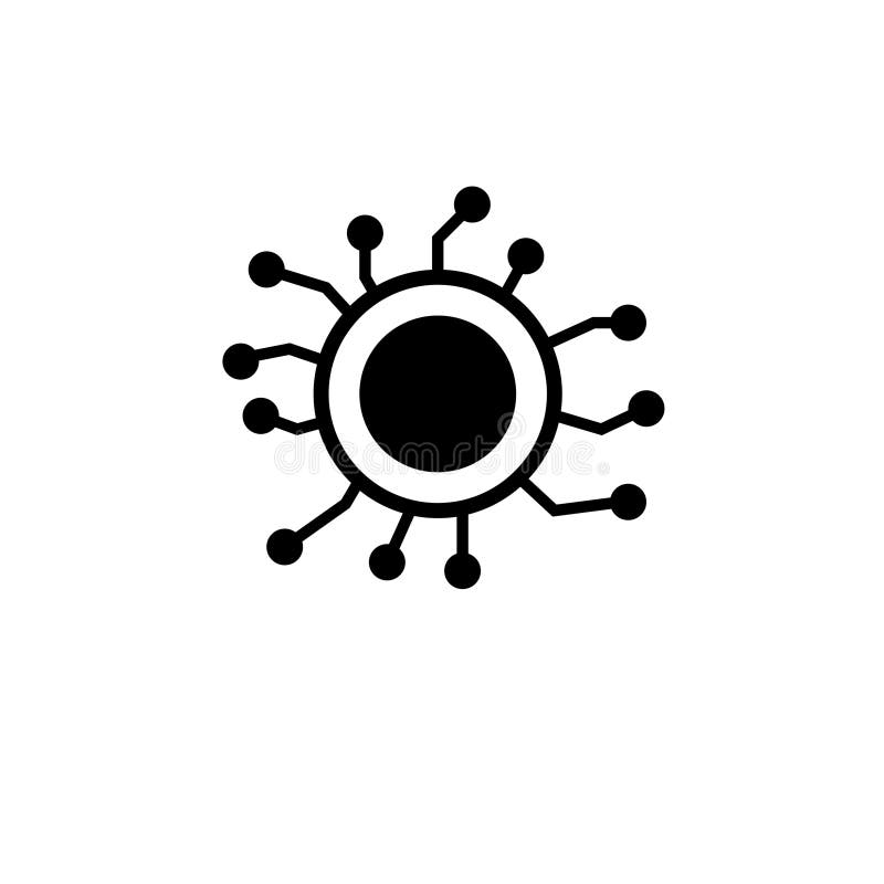 Bacteria, Superbug, Pathogen, Virus Solid Flat Vector Icon Isolated on ...