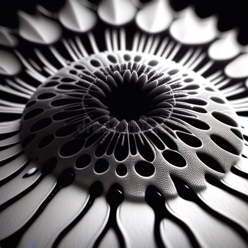 Bacteria Under a Microscope. a Colony of Microbes Under a ...