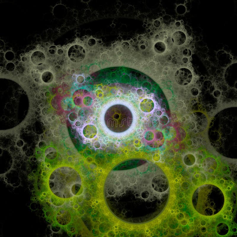 Bacteria under microscope stock image. Image of medicine - 44268699