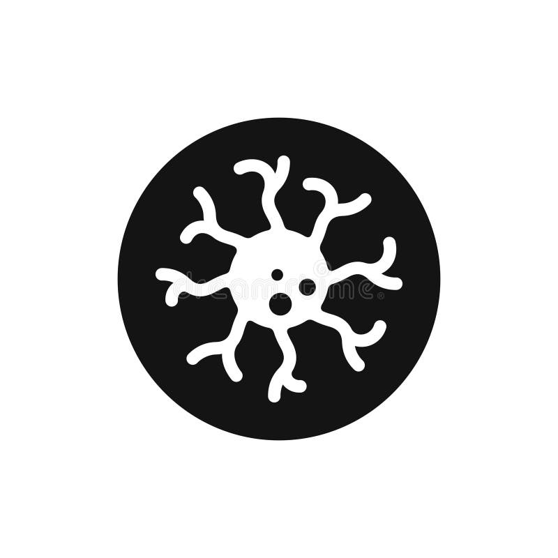 Bacteria vector icon stock vector. Illustration of infection - 296302925