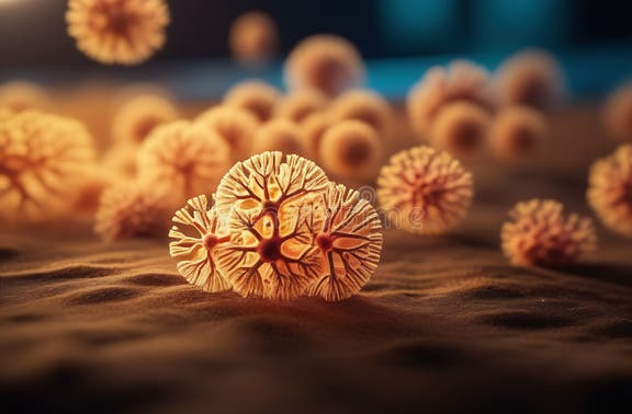 Bacteria Virus, Microbe. Bacteria , Virus or Germs Microorganism Cells ...