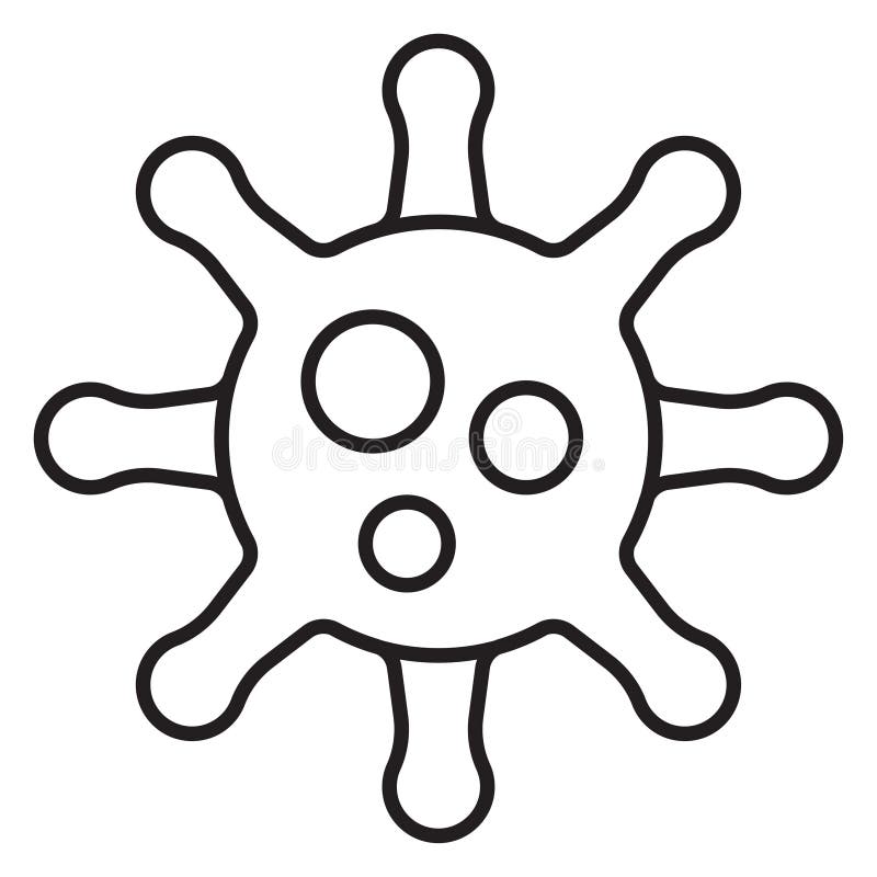 Virus Particle Conceptual Structure Clipping Path Included Stock ...