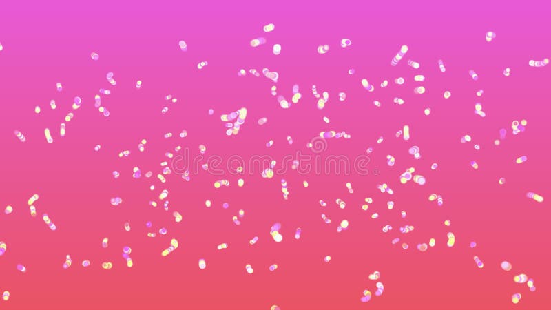 Bacteria Virus or Stem Cells Moving Animation 3D Rendering Stock ...