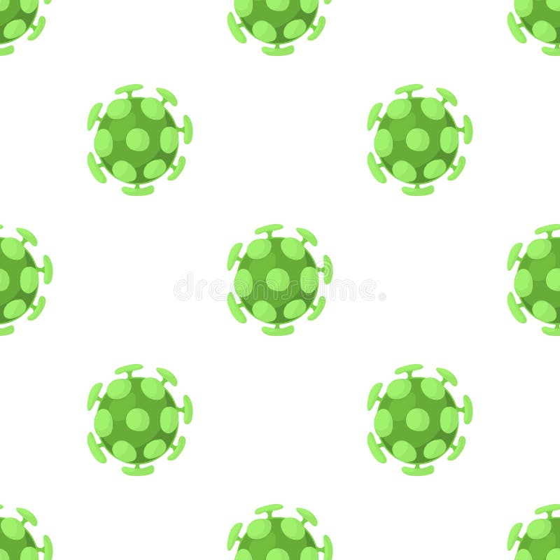 Bacterial Cell Pattern Seamless Vector Stock Vector - Illustration of ...