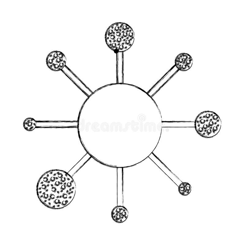 Bacterial Cell Structure Icon Stock Vector - Illustration of ...