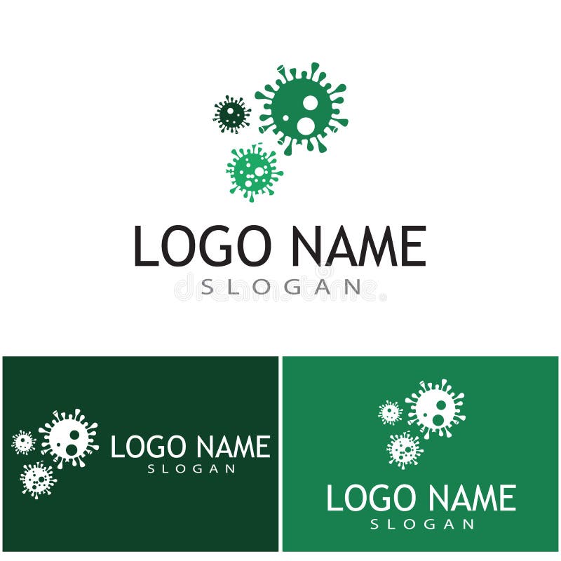 Bacterial Logo Template Vector Symbol Nature Stock Vector ...