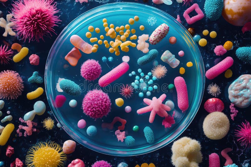 Bacterial Organism - Microbial Presence, Invisible Entity, Unicellular ...