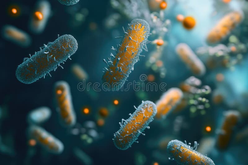 Bacterial Organism - Microbial Presence, Invisible Entity, Unicellular ...