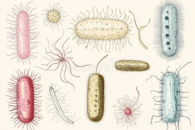 Bacterial Organism - Microbial Presence, Invisible Entity, Unicellular ...