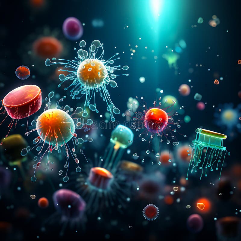 Bacterial and Viral Microcosm Science of Microbiology and Disease ...