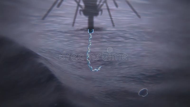 A Bacteriophage Virus Killing Bacteria by Injecting DNA To Replicate ...