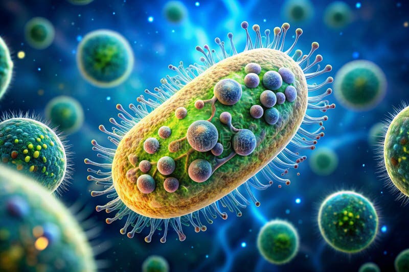 Bacterium Microscopic Unicellular Organism Widespread Everywhere Soil ...