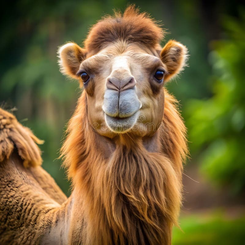 Bactrian Camel (Camelus Bactrianus), PNG, Isolated on Trees Stock ...