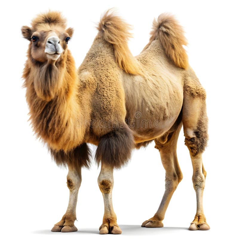Bactrian Camel (Camelus Bactrianus) Isolated on Transparent Background ...