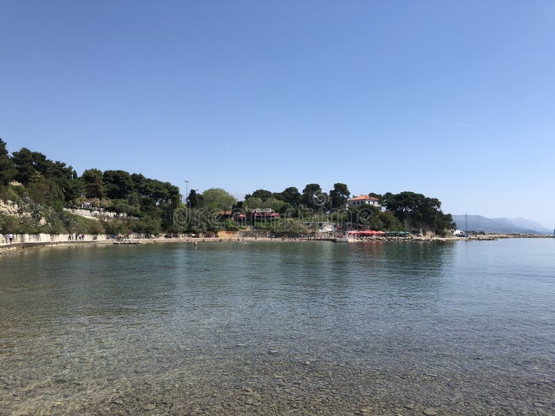 Bacvice Bay in Split Croatia Stock Image - Image of nature, europe ...