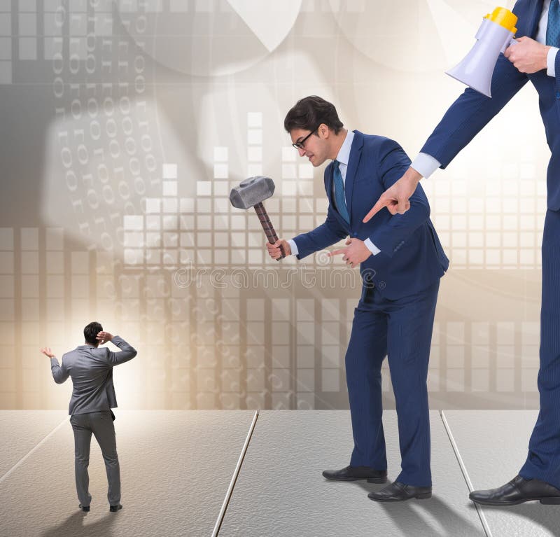 Boss Harassing Secretary Harassment Violence Problem Conflict Stock ...