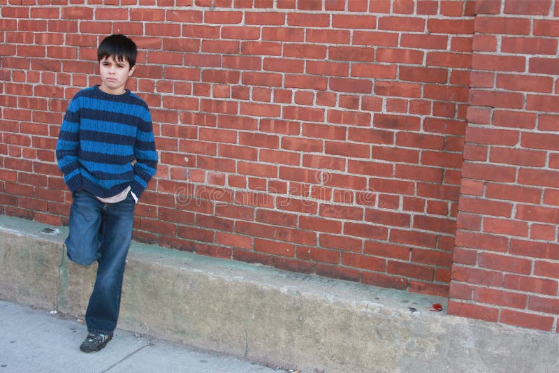 Leaning Against Wall Nonchalant Stock Photos - Free & Royalty-Free ...