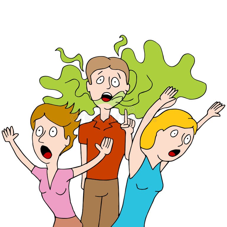 Bad Breath Cartoon Stock Illustrations – 1,119 Bad Breath Cartoon Stock ...