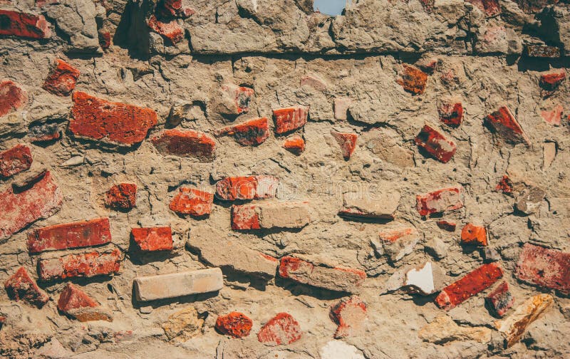 Bad brickwork. stock photo. Image of people, wall, ruins - 167716768