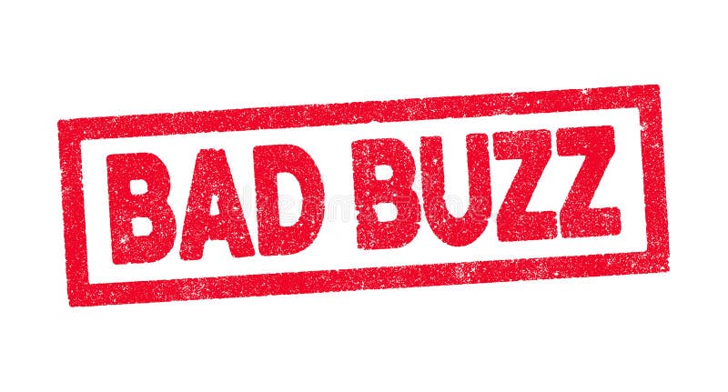 Bad Buzz red ink stamp stock vector. Illustration of seal - 248467831