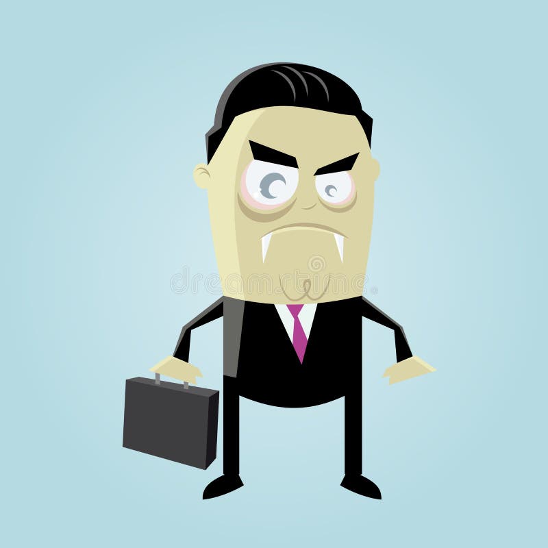 Bad cartoon vampire stock illustration. Illustration of person - 44925158