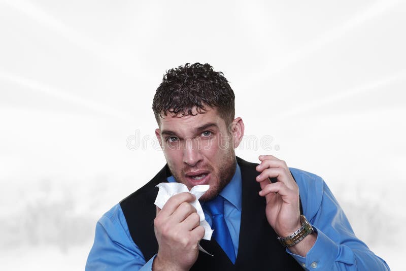 Bad cold stock image. Image of fever, healthcare, nose - 25280849