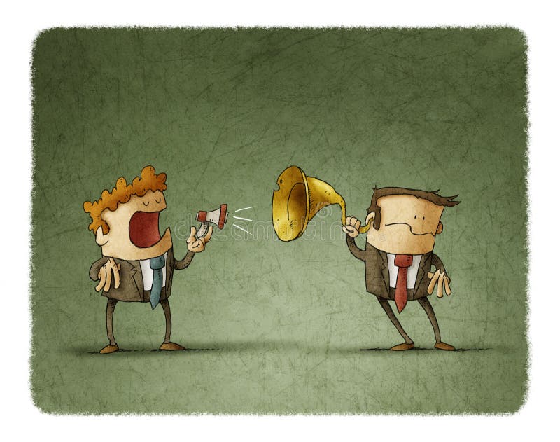 Bad Communication Clip Art