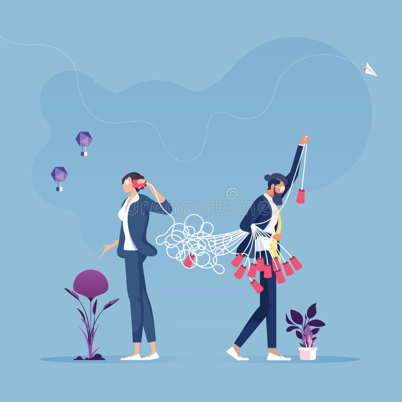 Bad Communication Relationship with Tangled Lines-Business ...