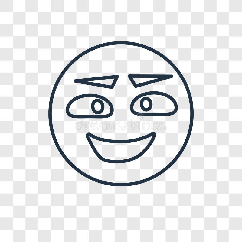 Bad Concept Vector Linear Icon Isolated on Transparent Background, Bad ...