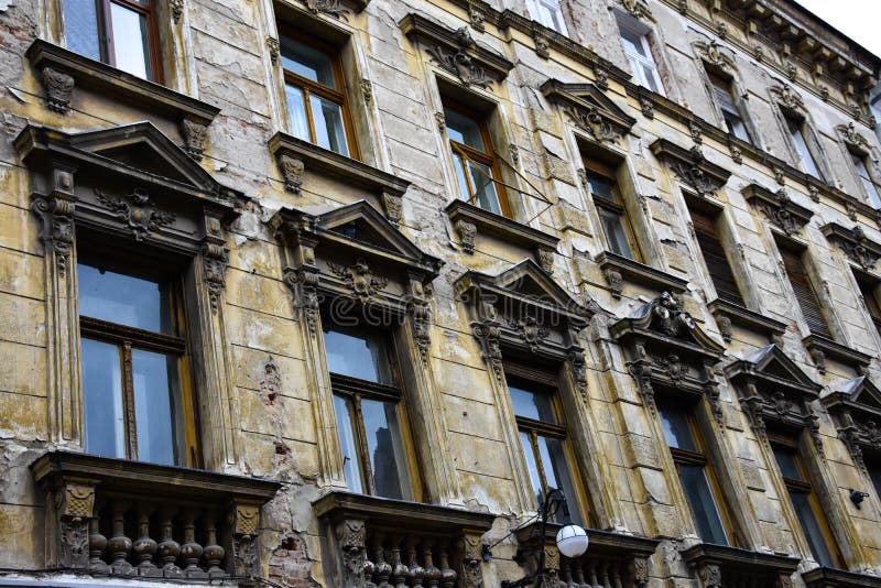 Bad Condition Facade stock photo. Image of europe, winter - 94334662