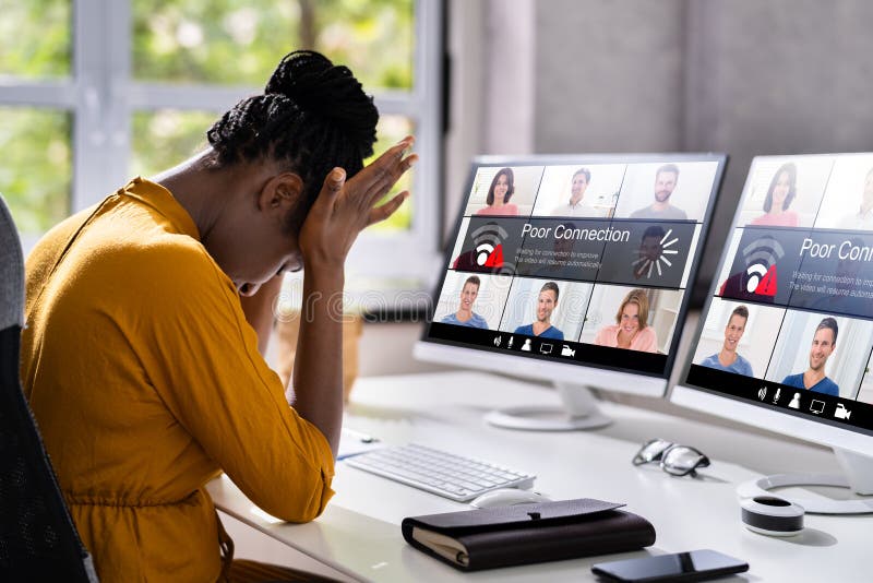 Bad Connection Video Problems Stock Image - Image of signal, screen ...