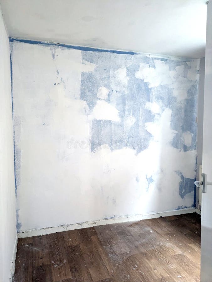 Bad DIY Decorated House with Defects and Home Improvements Needed Stock ...