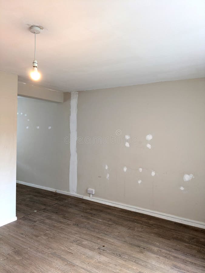 Bad DIY Decorated House with Defects and Home Improvements Needed Stock ...