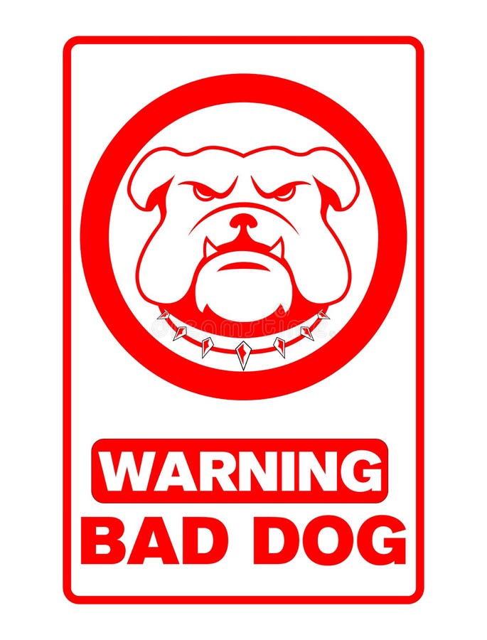Dangerous Dog Sign Stock Illustrations – 1,440 Dangerous Dog Sign Stock ...