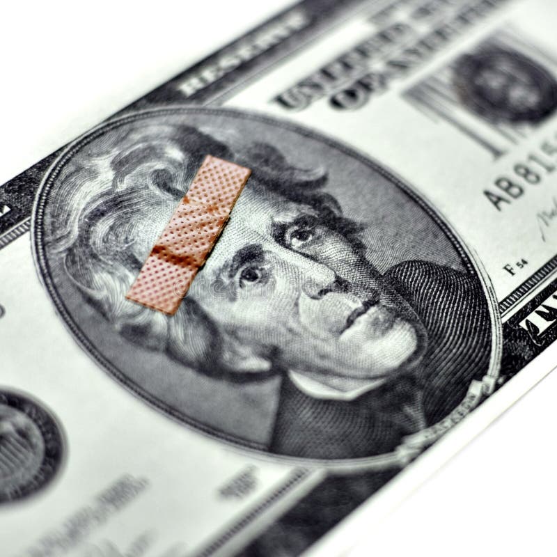 Bad Economy stock image. Image of bandage, sick, money - 6906423