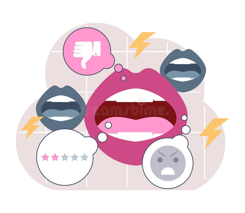 Bad Feedback. Dissatisfaction of Product or Service, Negative Review ...