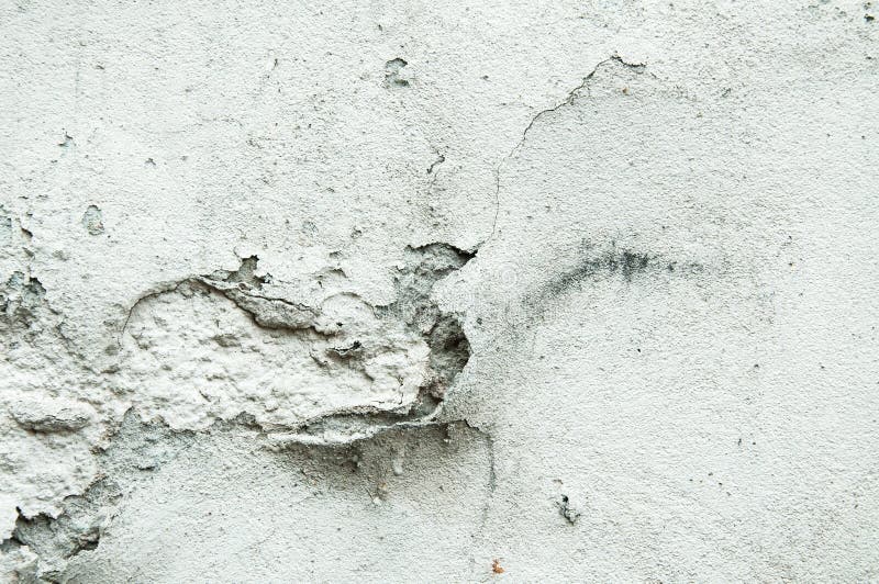 Bad Foundation Base on Old House or Building Cracked Plaster Facade ...