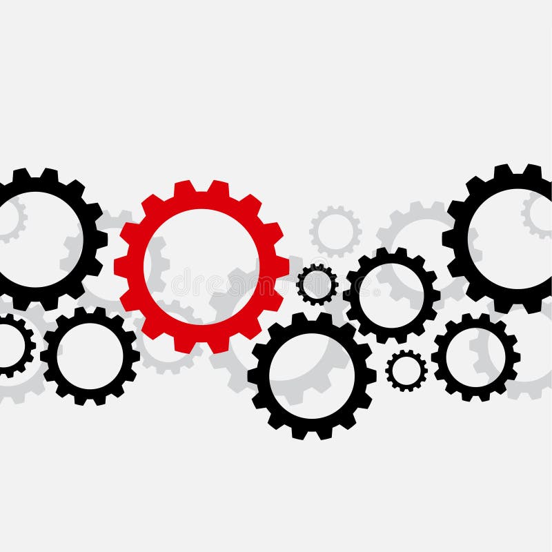 Bad gear stock vector. Illustration of machine, control - 26638893