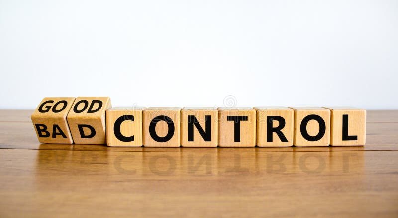 Bad or Good Control Symbol. Turned Wooden Cubes and Changed Words `bad ... Bad or Good Control Symbol. Turned Wooden Cubes and Changed Words `bad ...