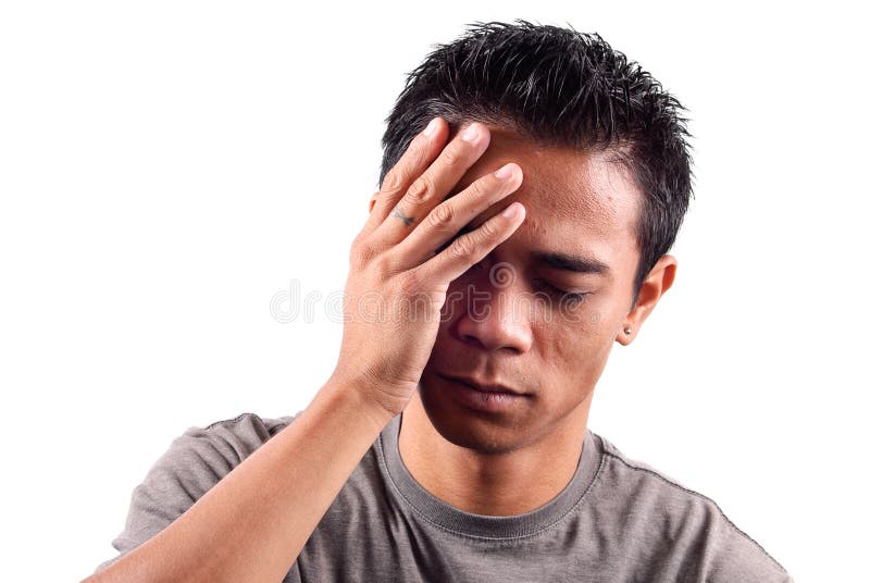 Bad Head Ache stock photo. Image of sick, filipino, average - 19902424