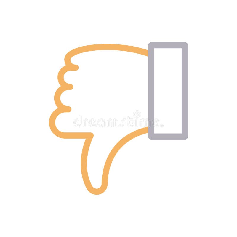 Bad vector color line icon stock vector. Illustration of design - 186849056