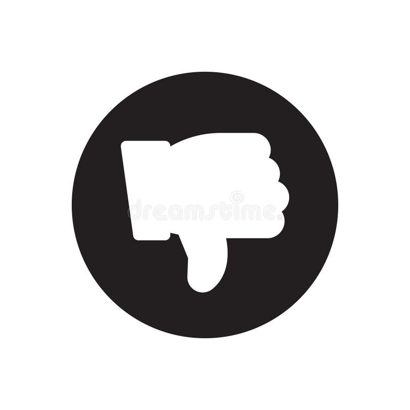 Bad vector glyph flat icon stock illustration. Illustration of internet ...